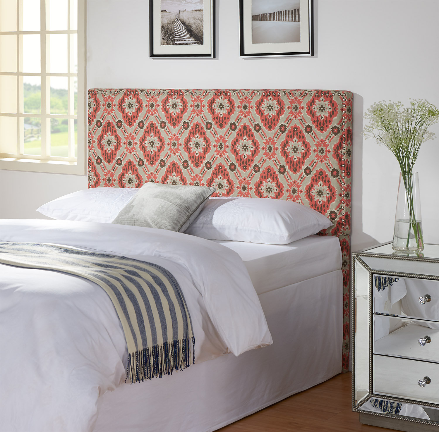 Zipcode Design™ Draven Upholstered Panel Headboard & Reviews | Wayfair