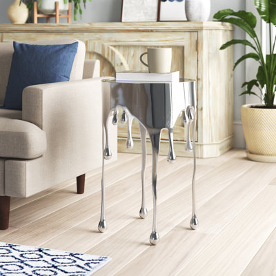 Latitude Run® Modern White Astronaut Side Table Floor Figurine End ...