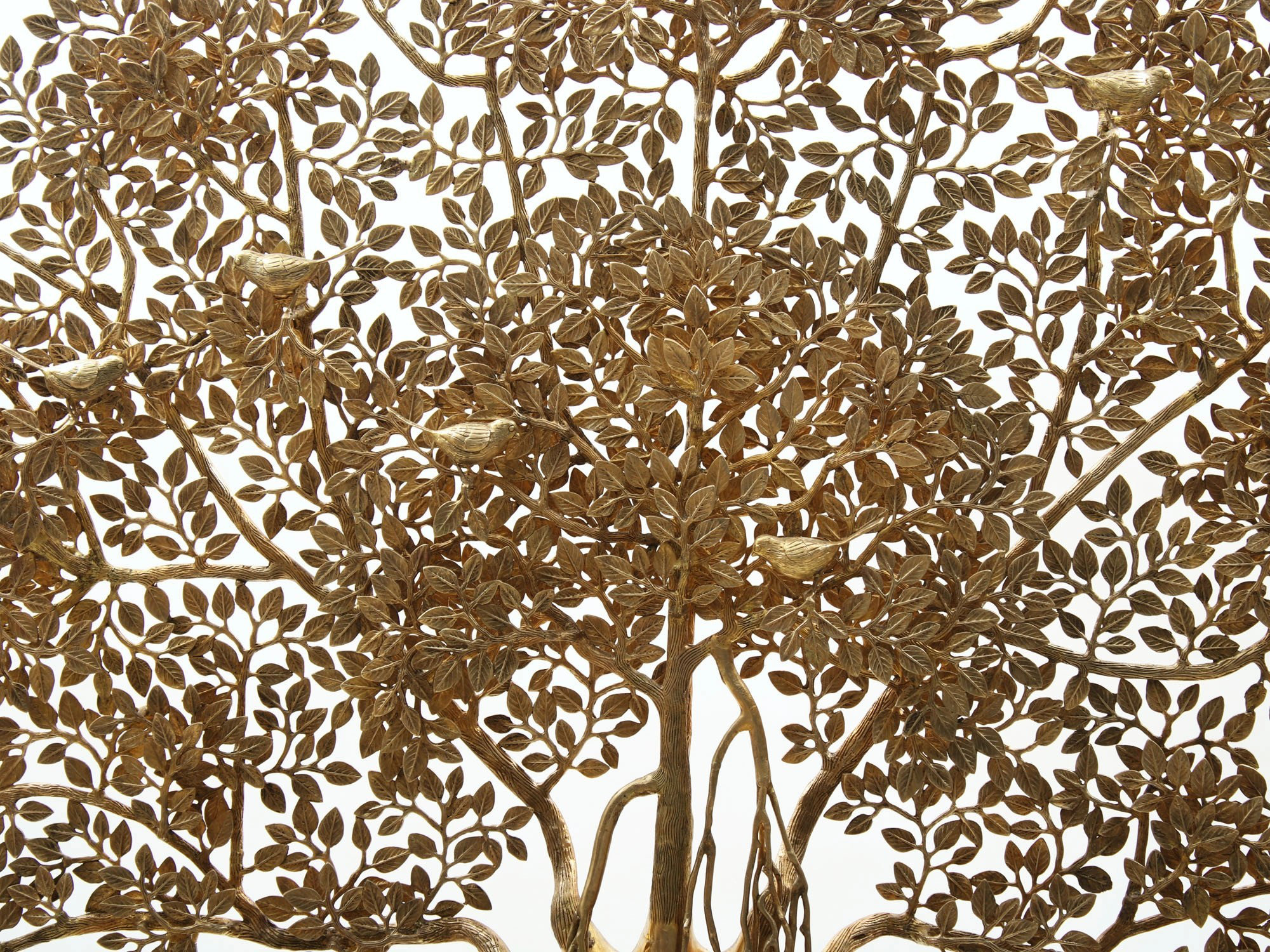 Exotic India 65" Brass Super Large Tree of Life - Wayfair Canada