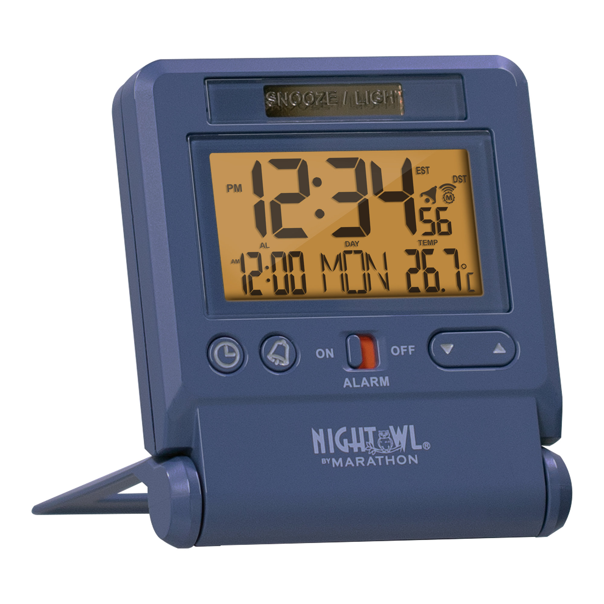 Marathon Watch Company Digital Atomic Alarm Tabletop Clock & Reviews ...