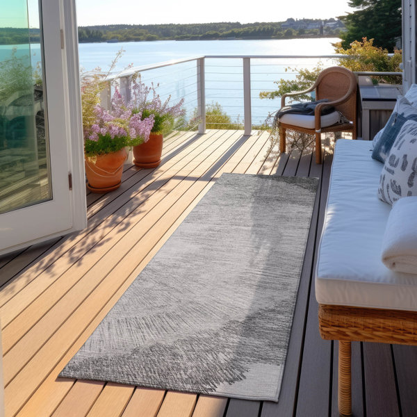 Langley Street Altair Performance Abstract Indoor / Outdoor Rug | Wayfair