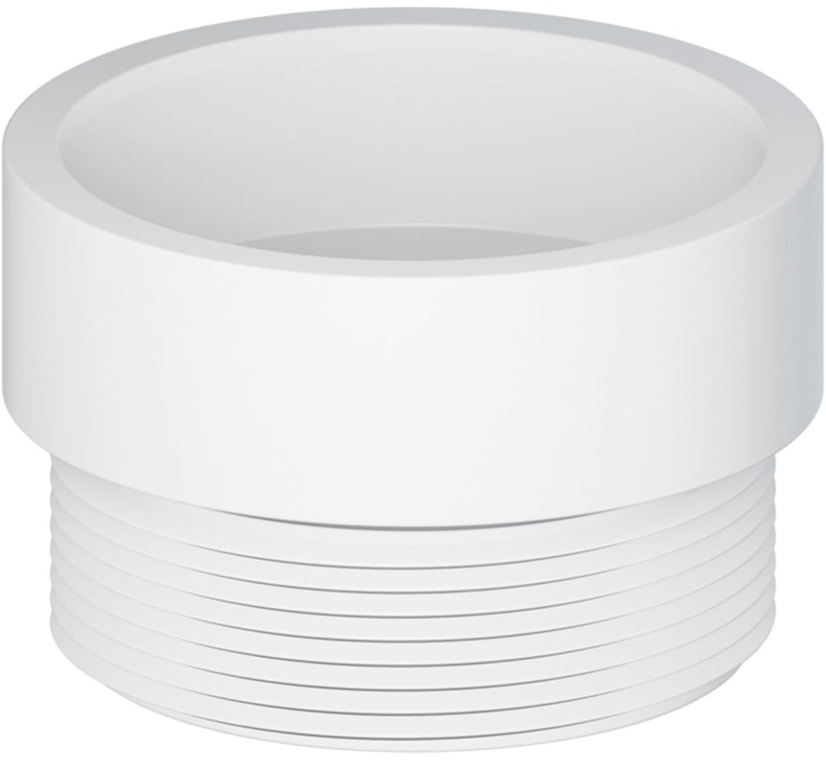 Supply Giant 3 in. White PVC DWV Male Adapter, MPT x Hub Fitting for ...