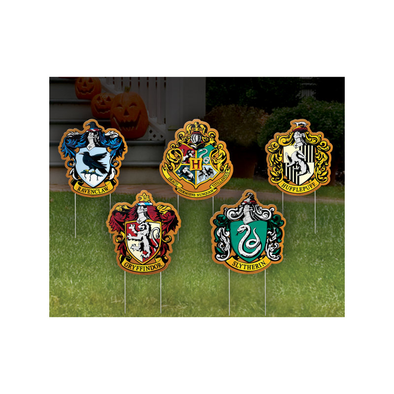 NA Harry Potter Harry Potter House Crests Sets Lawn Decor | Wayfair