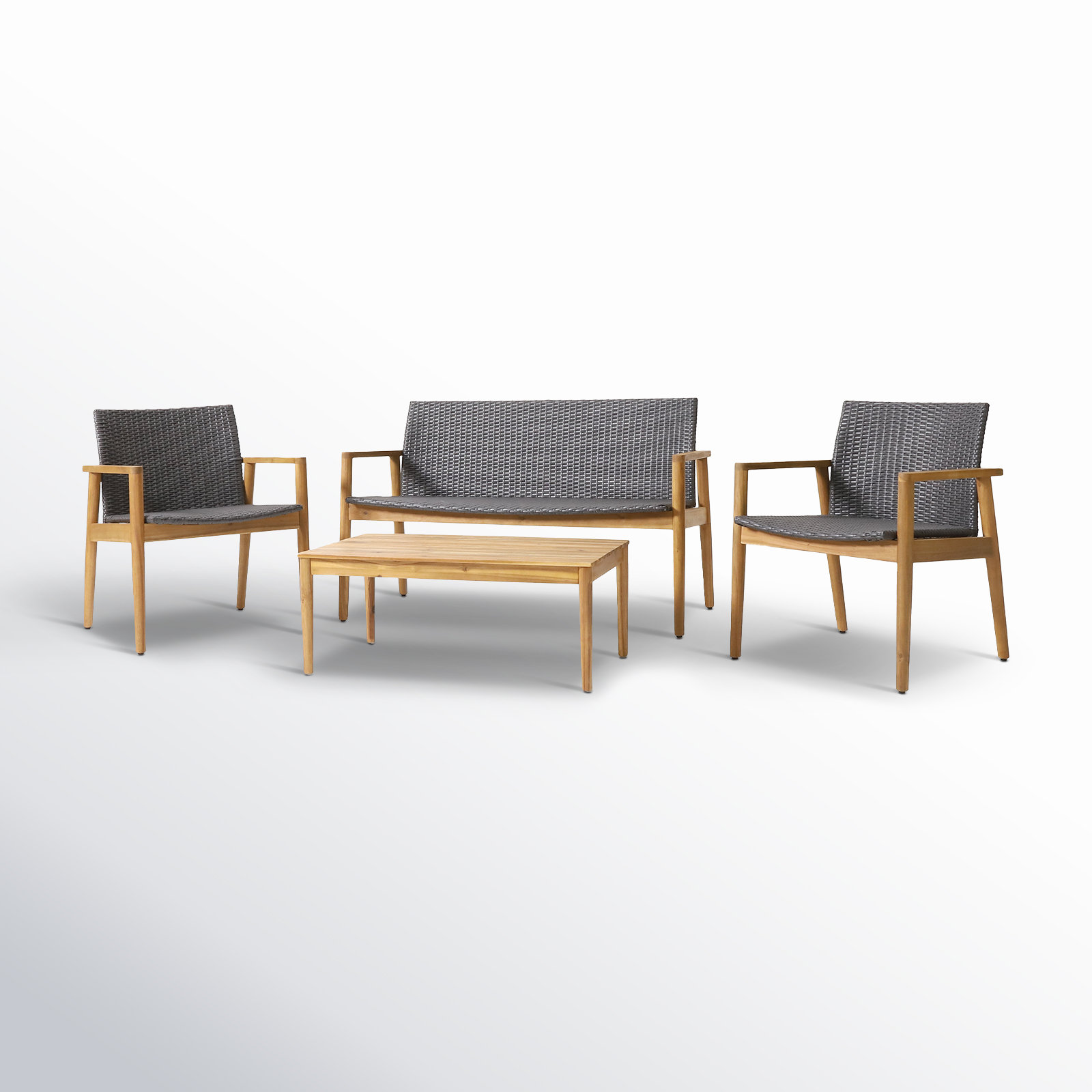 AllModern Saffron 4 Piece Sofa Seating Group & Reviews | AllModern