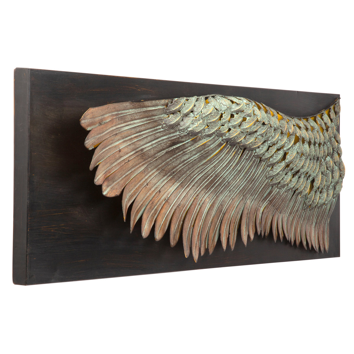 World Menagerie Wing of Icarus Sculptural Metal Wall Sculpture ...
