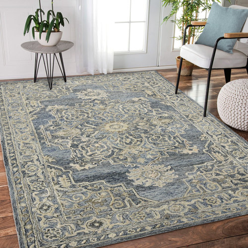 Bungalow Rose Dovenson Handmade Hand Tufted Rug & Reviews | Wayfair