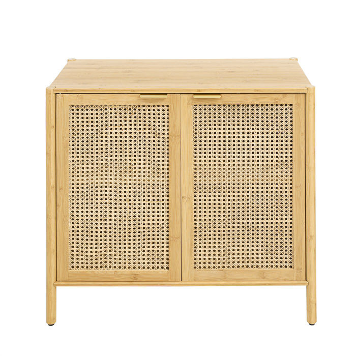 Bay Isle Home Ahlina Solid Wood Accent Cabinet | Wayfair