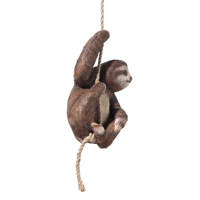 Design Toscano Hanging Horatio the 3-Toed Sloth Statue & Reviews | Wayfair