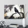 Marlow Home Co. Brave Raven Bird - Wrapped Canvas Painting | Wayfair.co.uk