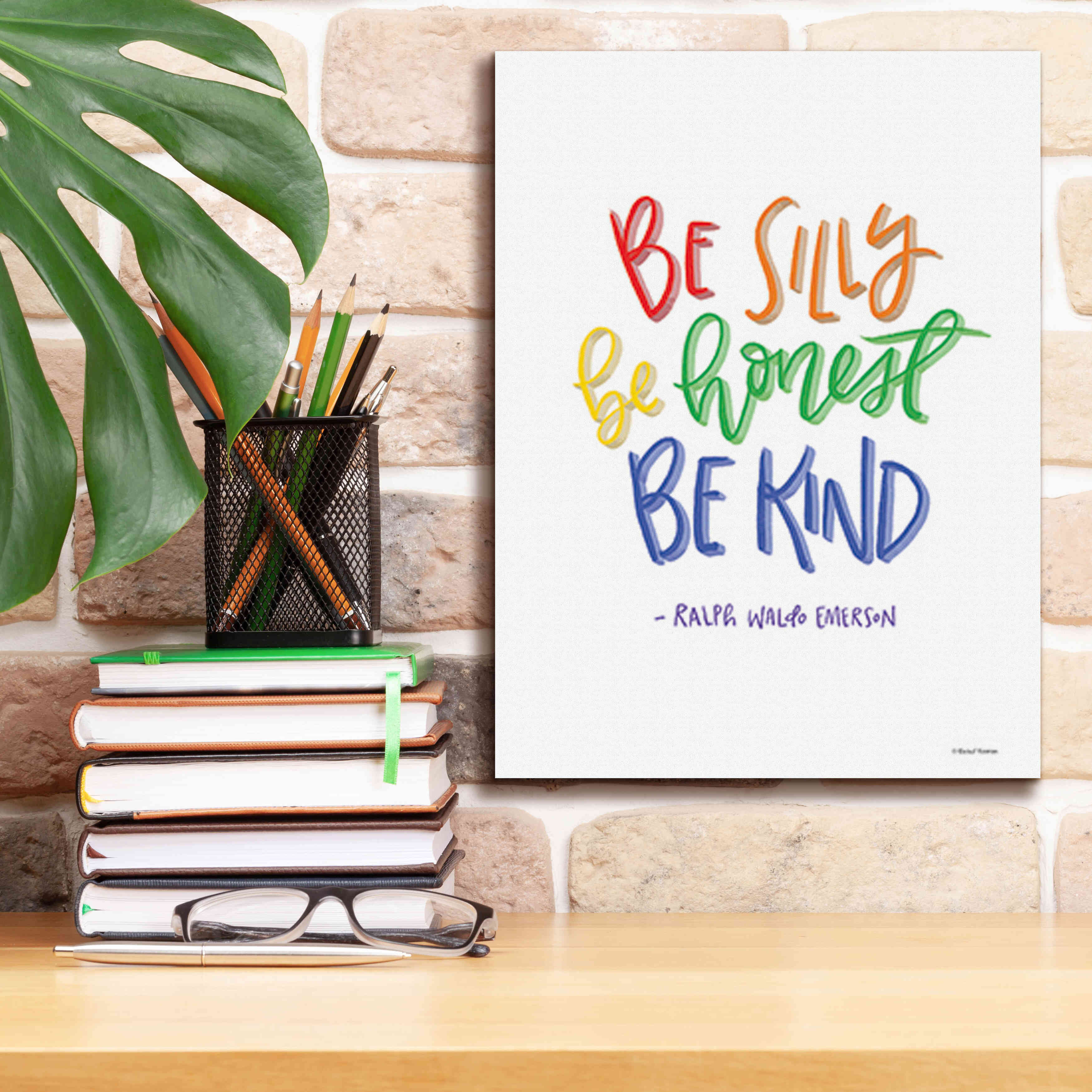 Trinx Be Silly, Honest and Kind by Rachel Nieman - Wrapped Canvas Print ...