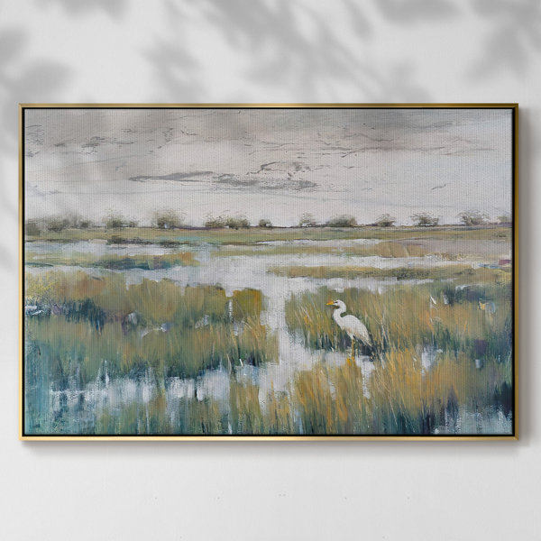 WexfordHome Marshland View VI Framed On Canvas Print | Wayfair