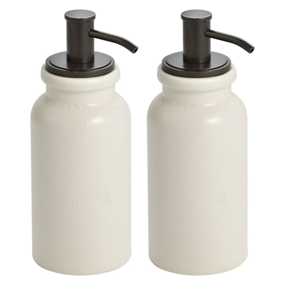 iDesign Soap Dispenser for Bathroom Vanity or Kitchen Countertop ...