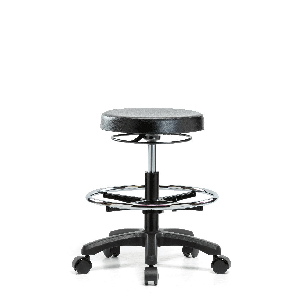 Perch Chairs & Stools PERCH Polyurethane Heavy Duty Work Stool with ...