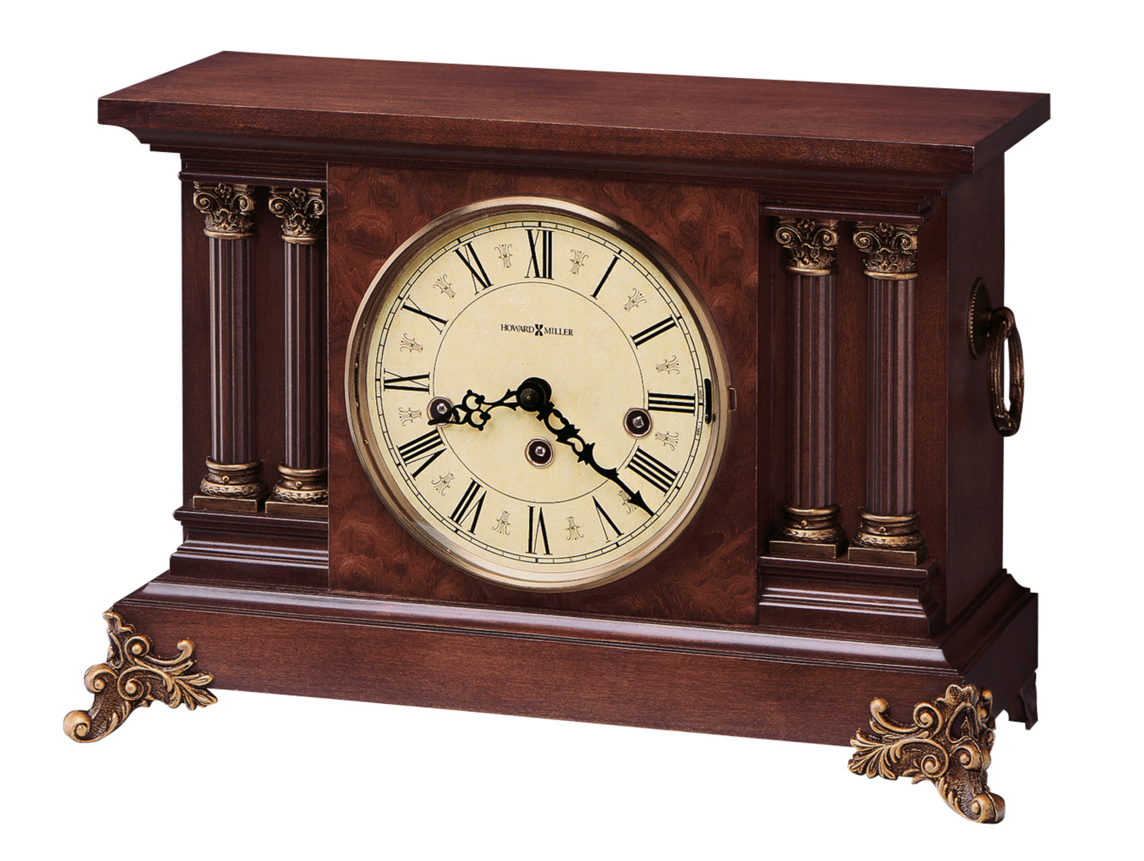 Howard Miller Circa Traditional Roman Numeral Mechanical Tabletop Clock ...