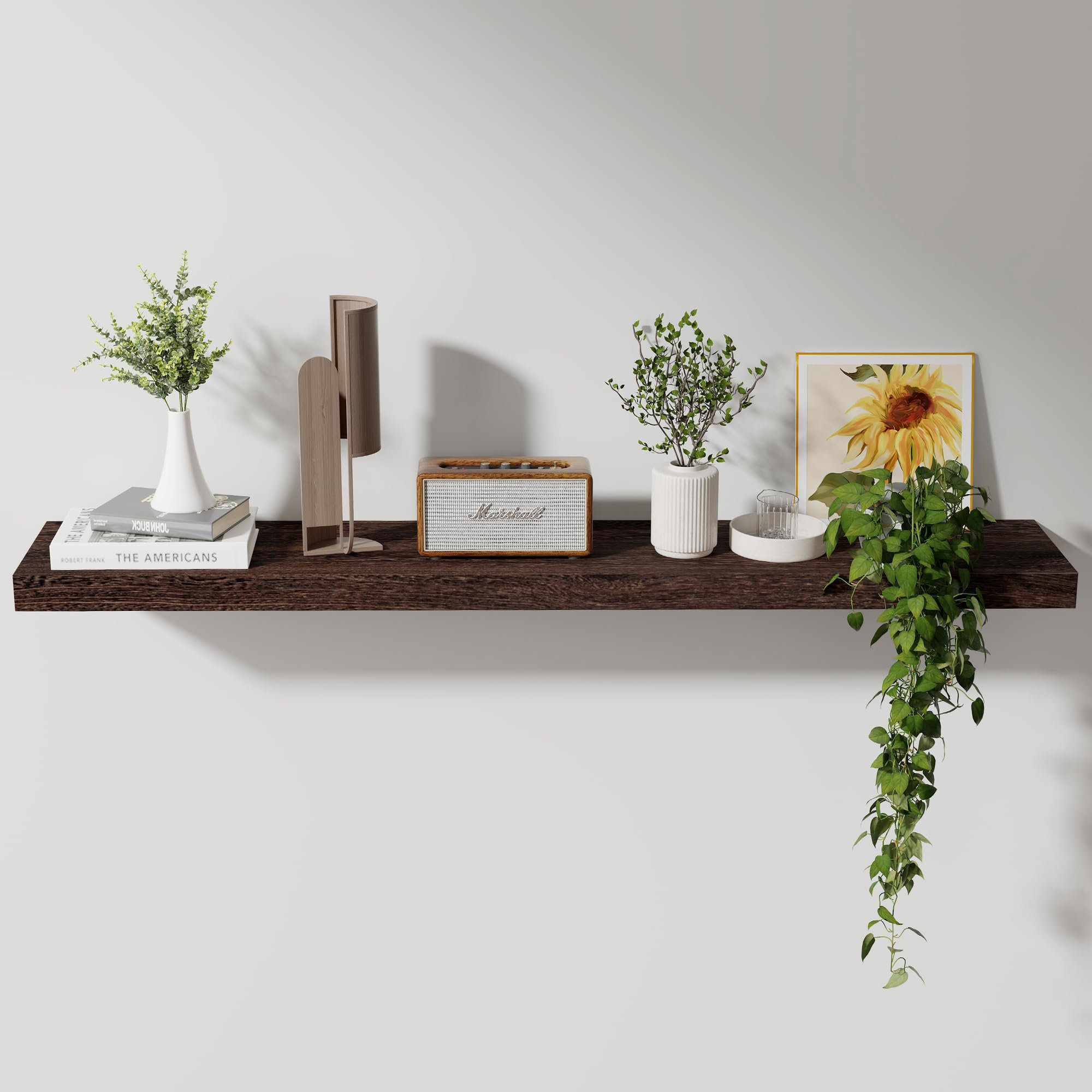 Latitude Run® Avnish Solid Wood Floating Shelf & Reviews | Wayfair