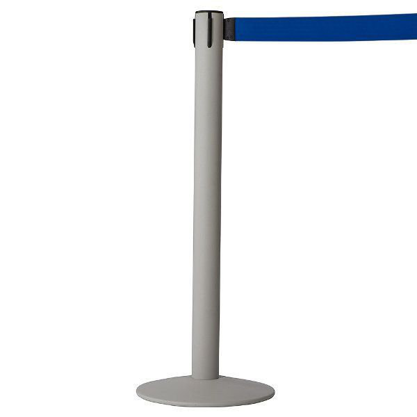 MT Displays M&T Displays Gray Crowd Control Stanchion Barriers Queue ...