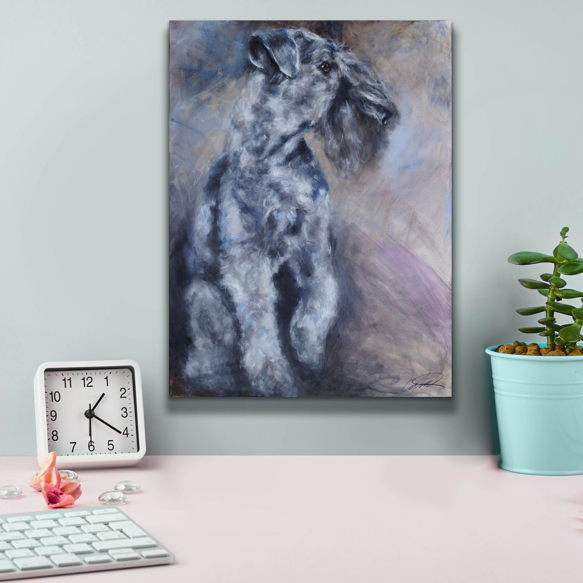 Wildon Home® Kerry Blue Terry by Robert Campbell - Wrapped Canvas Print ...