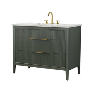 Luxury Single Sink Bathroom Vanities | Perigold