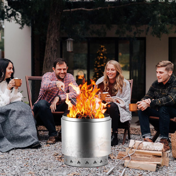 Homhougo Fire Pit Stand For Solo Stove Bonfire & Other Firepit | Wayfair