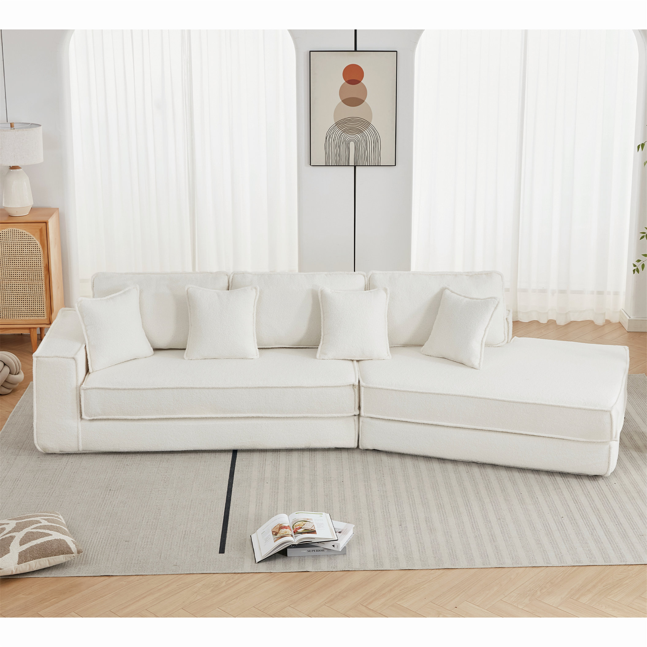 Latitude Run® Luxury Sleeper Sofa Bed with Soft Cushion - Ultimate ...