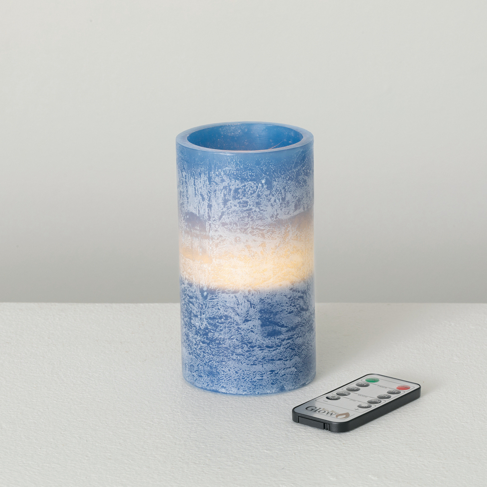 Bungalow Rose Vance Kitira Timber LED Glow Candle | Wayfair