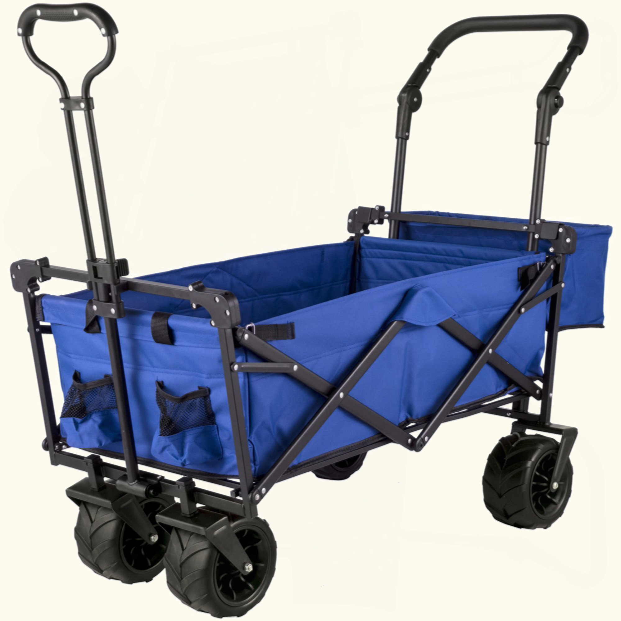 Tech Cube Extra Large Collapsible Garden Cart With Removable Canopy ...