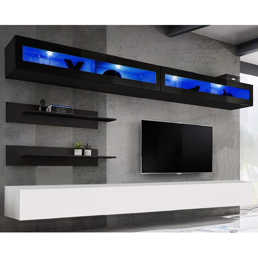 Orren Ellis Waconia Floating Entertainment Center for TVs up to 85 ...