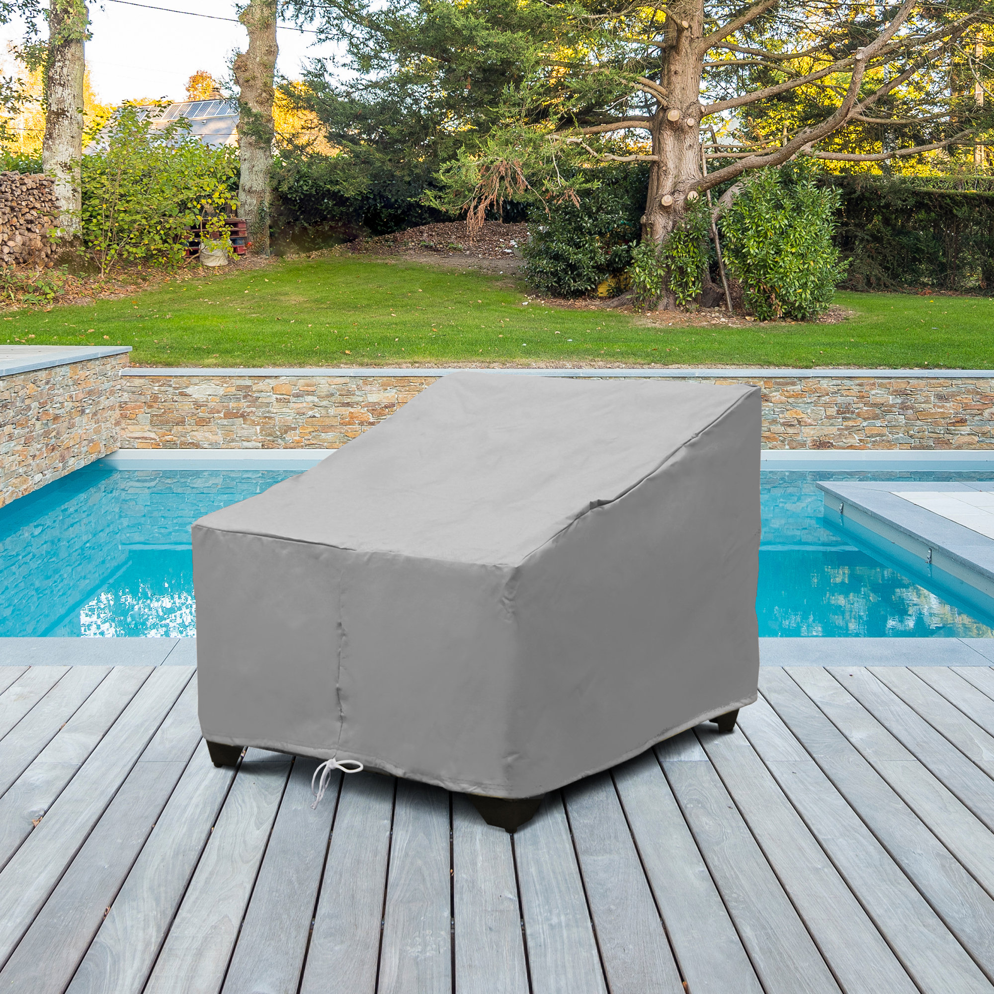 TK Classics Miami Protective 12 Piece Water Resistant Patio Table ...