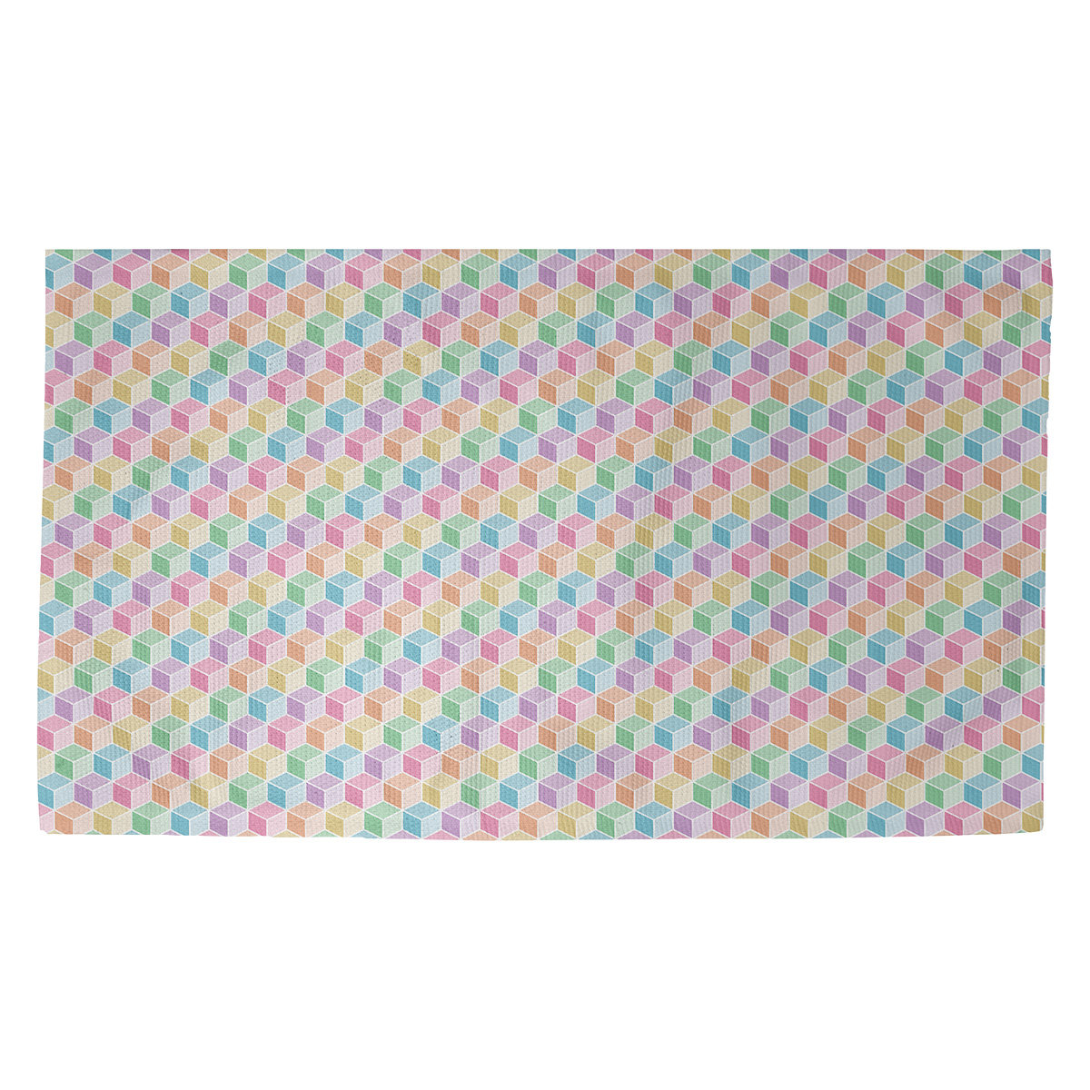 Ebern Designs Kitterman Rainbow Cube Indoor Door Mat - Wayfair Canada