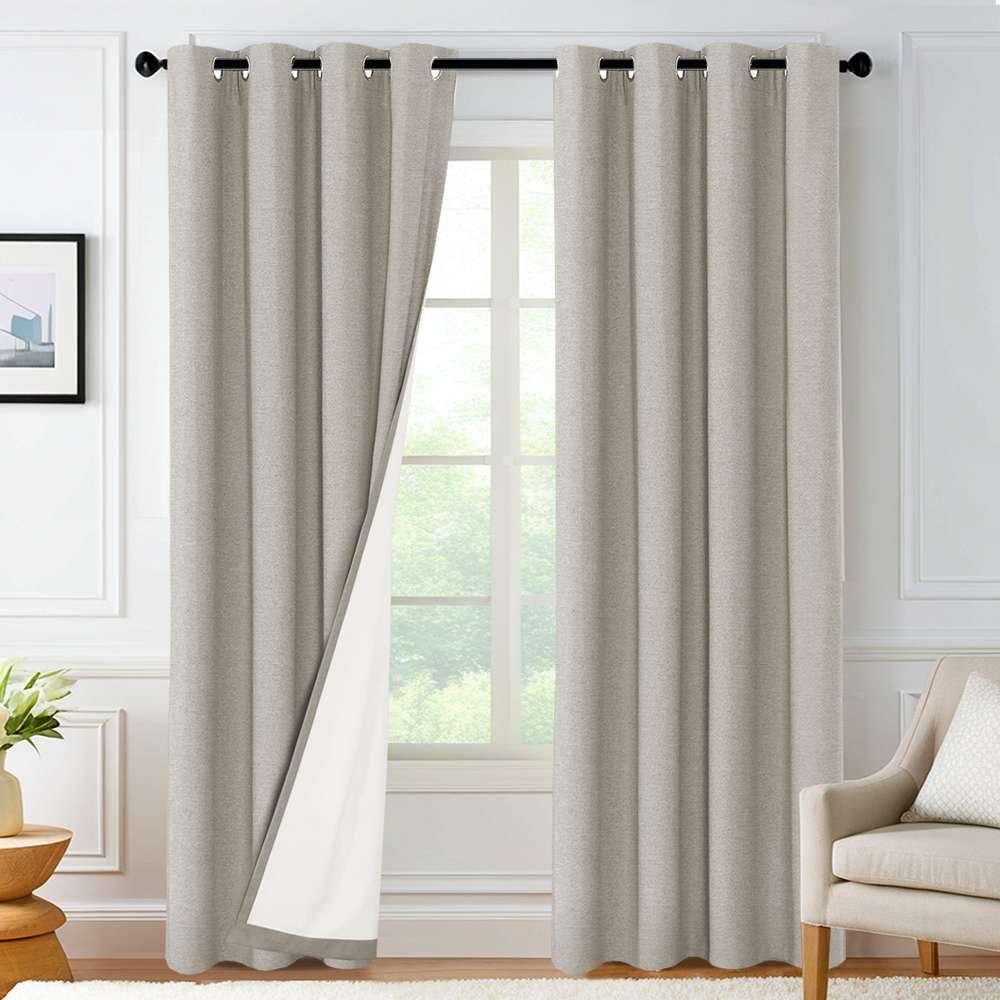 Latitude Run® 100% Blackout Curtains for Bedroom Thermal Insulated ...