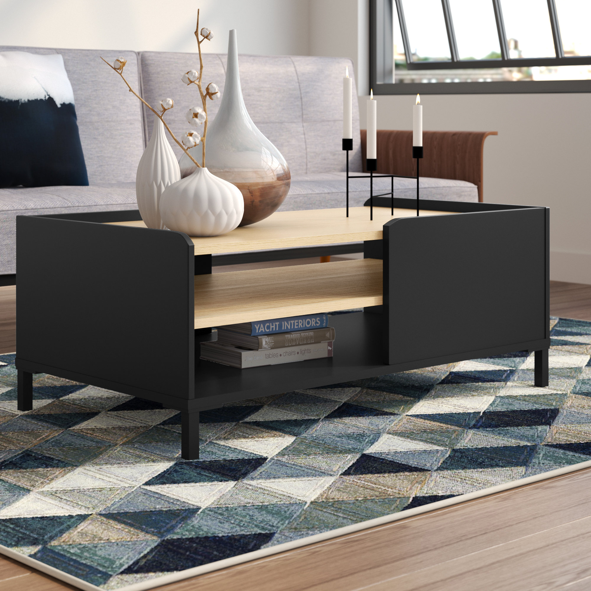 Mercury Row Anka Coffee Table with Storage | Wayfair.ie