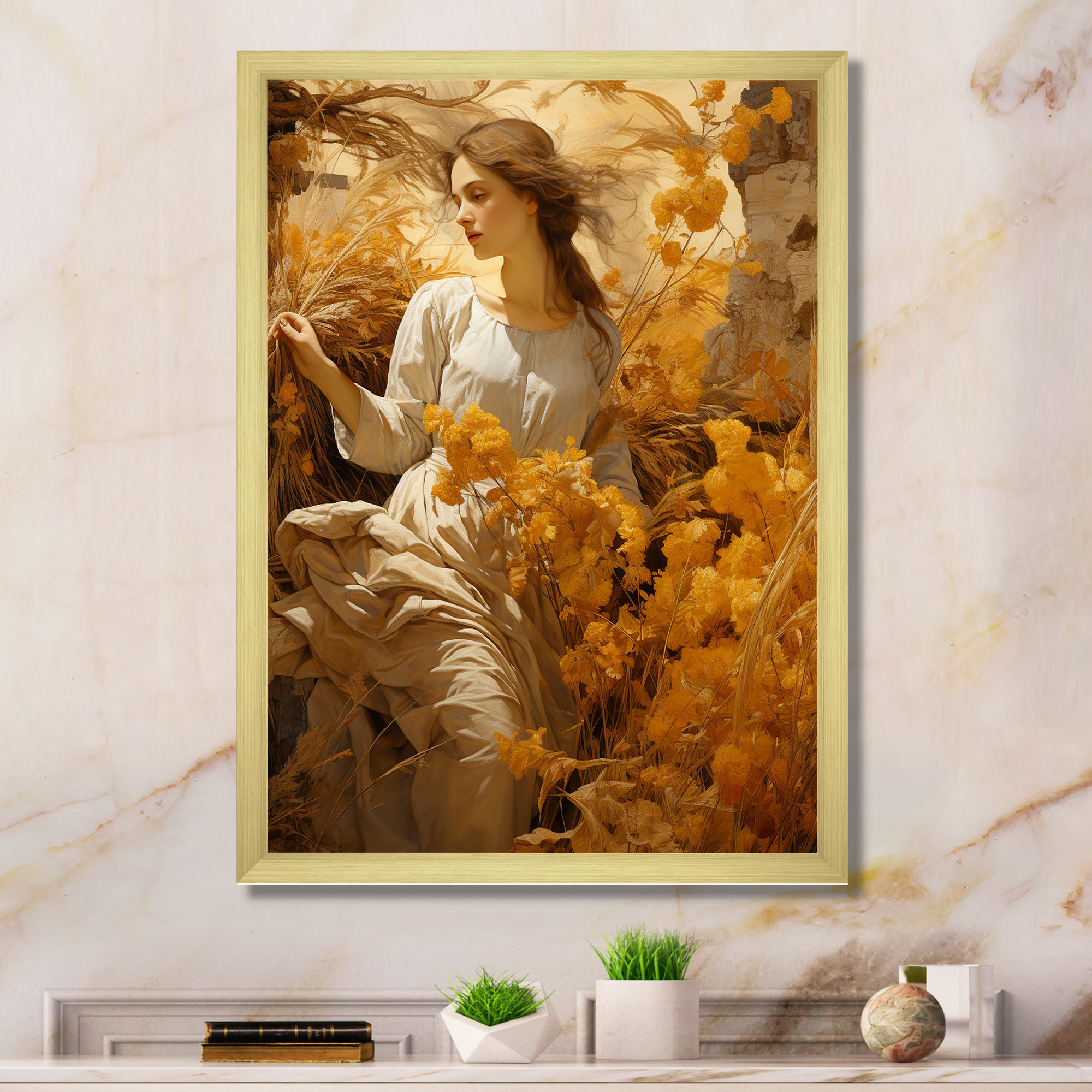 Winston Porter Religious Ruths Harvest Hue - Christianity Canvas Art ...