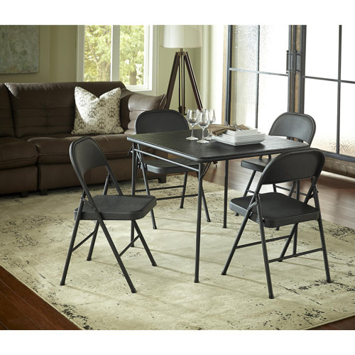COSCO 34" Square Vinyl Top Folding Card Table & Reviews | Wayfair