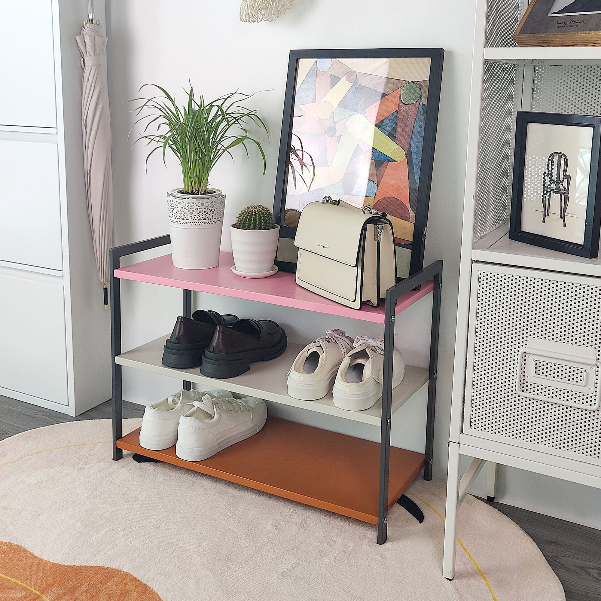 Latitude Run® 9 Pair Shoe Rack & Reviews | Wayfair