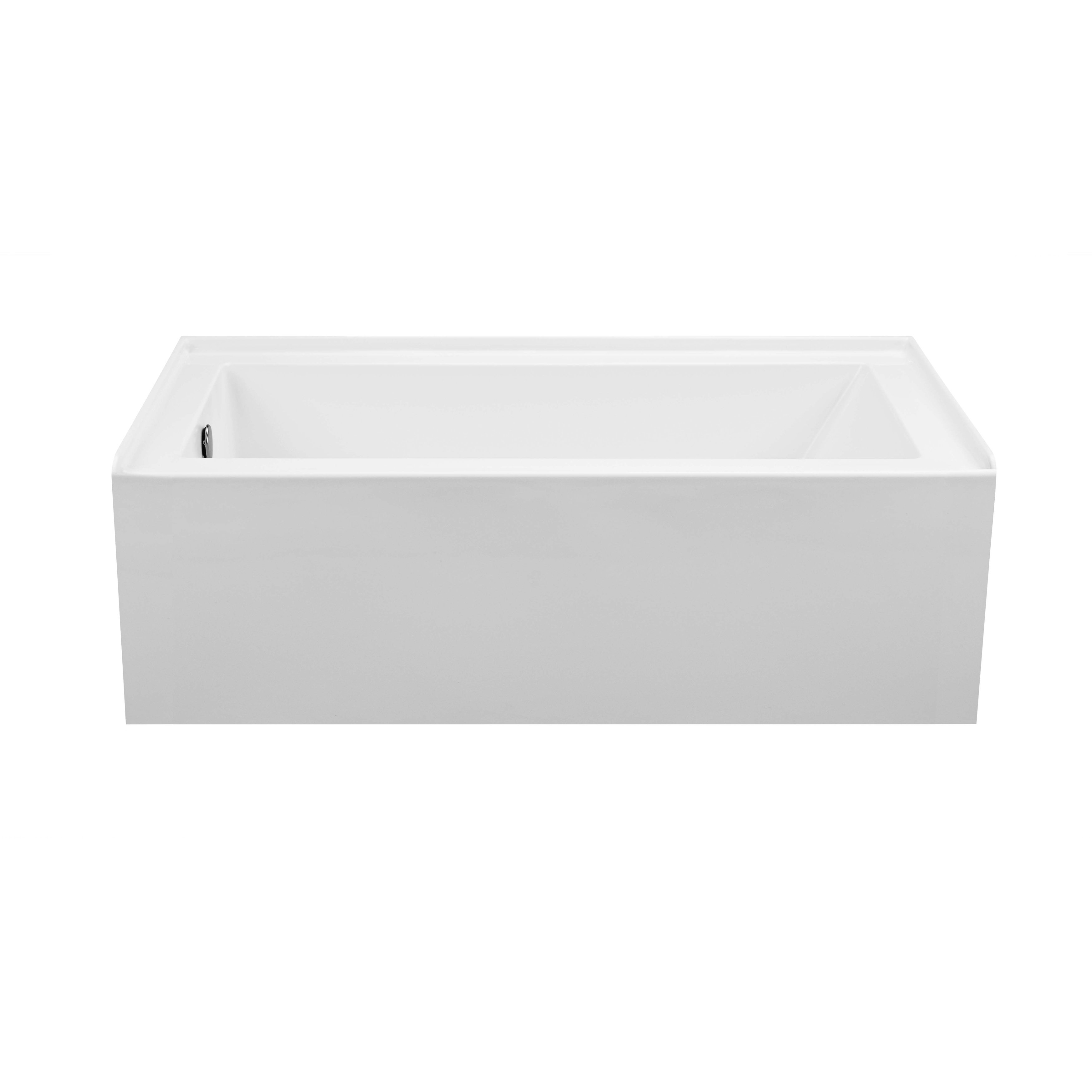 MTI Baths MTI Solutions DoloMatte 60" x 30" Alcove Soaking Solid ...