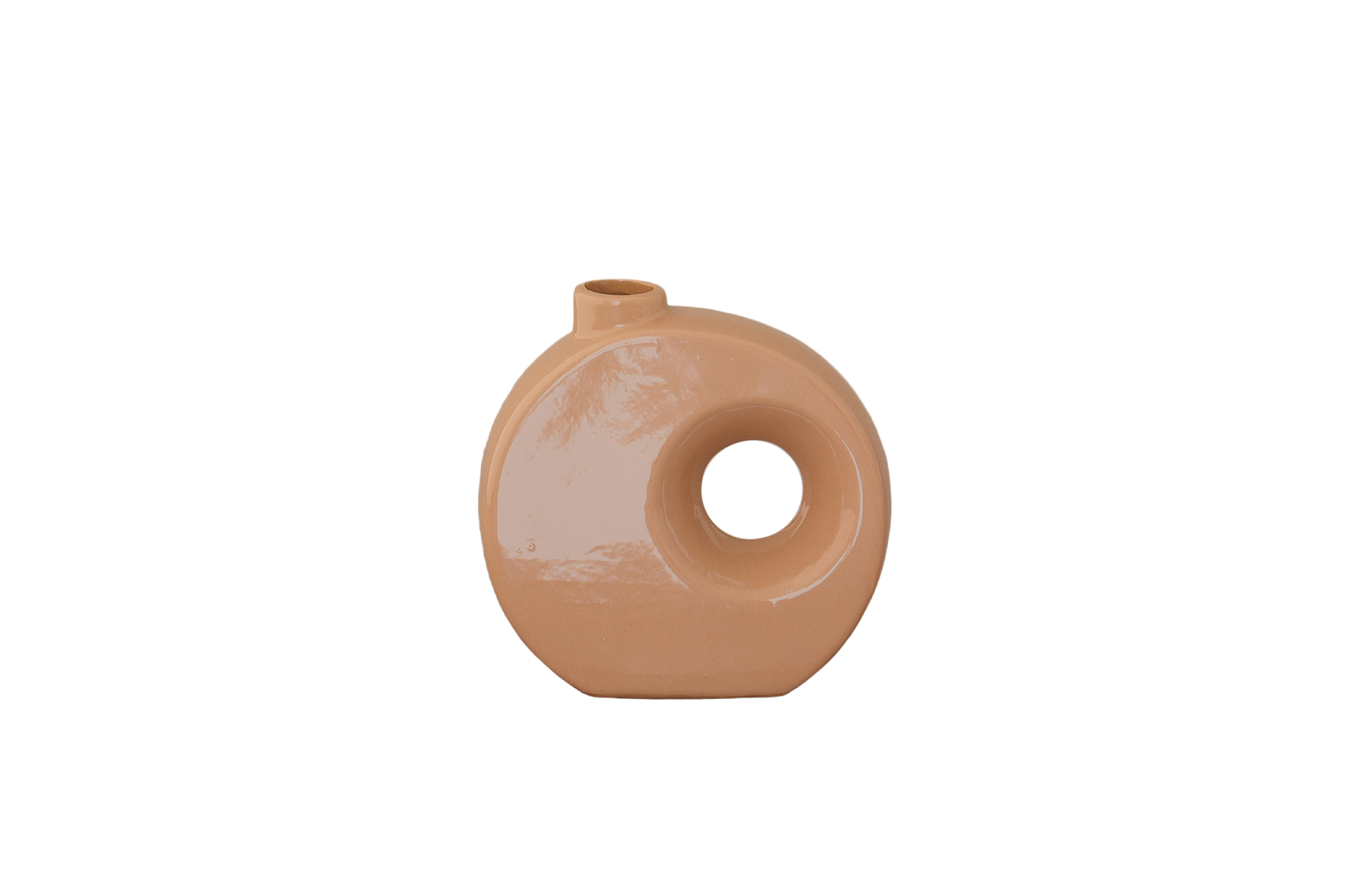 Wrought Studio™ Ceramic Oval Vase Gloss Finish | Wayfair