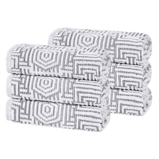 Geometric Bath Towels - Way Day Deals!