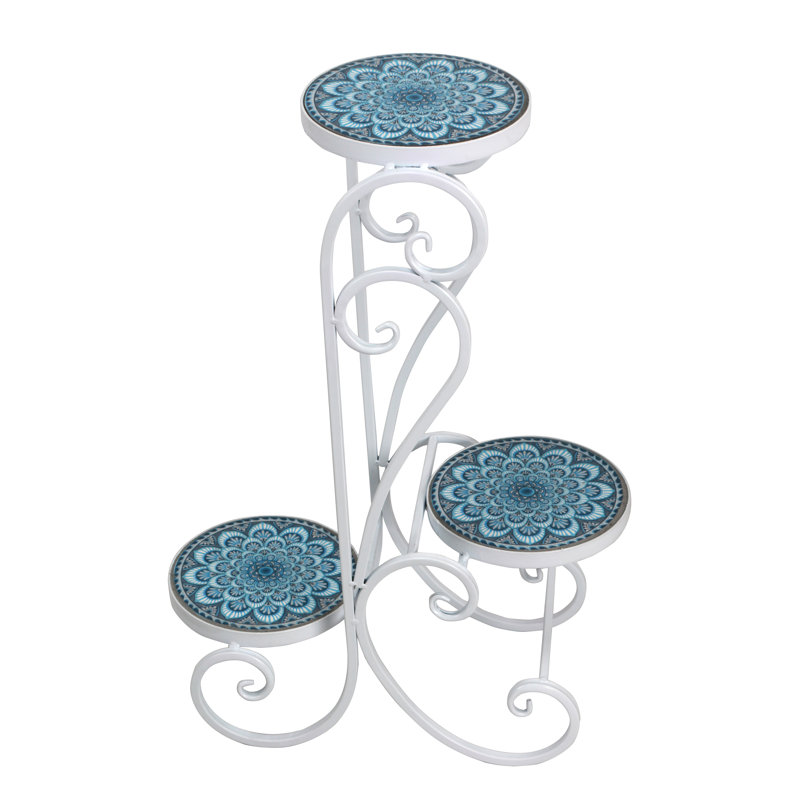 Canora Grey Floralee Mosaic Plant Stand | Wayfair