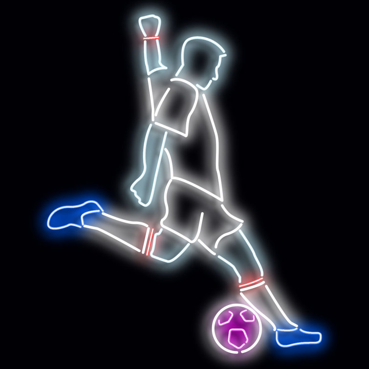 Happy Larry Neon Sign Leon Fans Wall Décor | Wayfair.co.uk