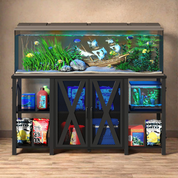 Longshore Tides 90-120 Gallon Aquarium Or Terrarium Stand | Wayfair