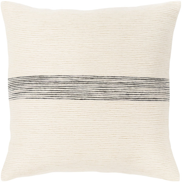 Joss & Main Cason Embroidered Wool Throw Pillow & Reviews | Wayfair