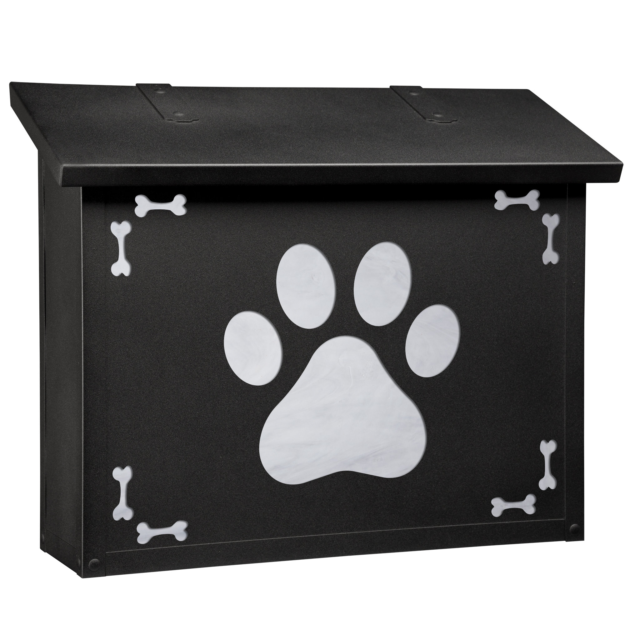 America's Finest Lighting Company Dog Paw Wall Mounted Mailbox | Wayfair