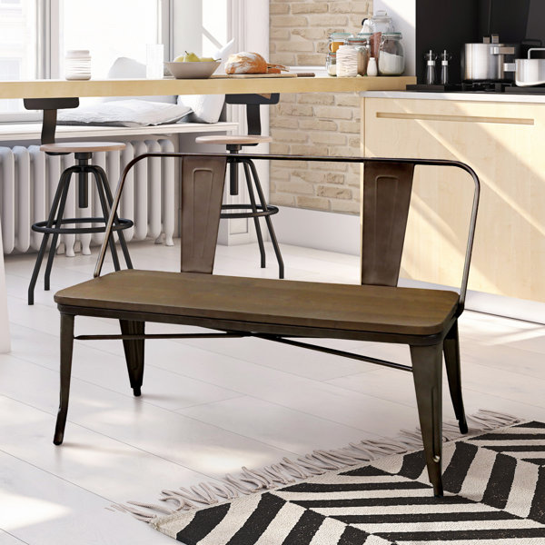 Williston Forge Rische Upholstered Bench & Reviews | Wayfair