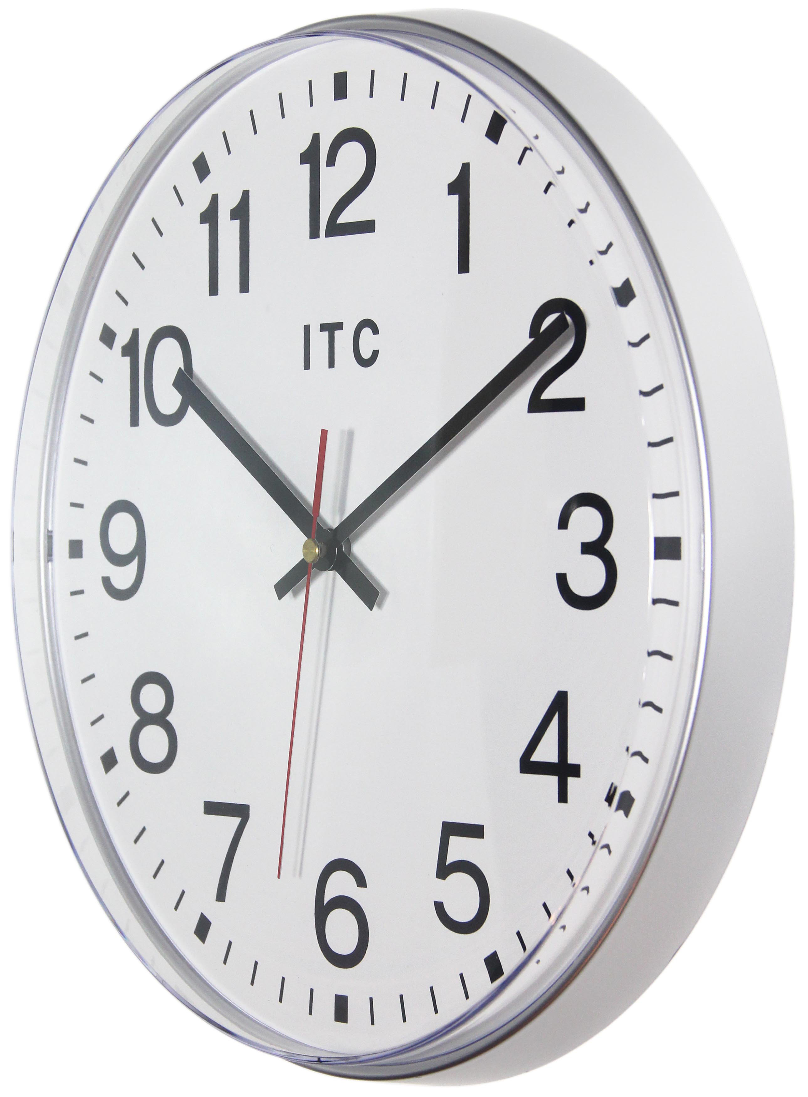 Infinity Instruments Profuse ITC Round Plastic Wall Clock 12 Inches ...