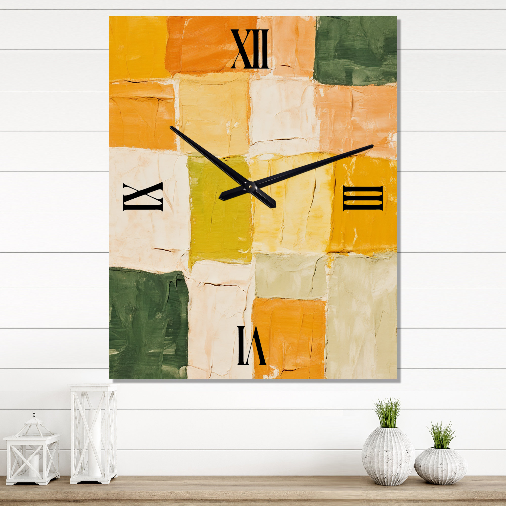 Design Art Retro Cubist Abstract Retro Composition I - Modern ...