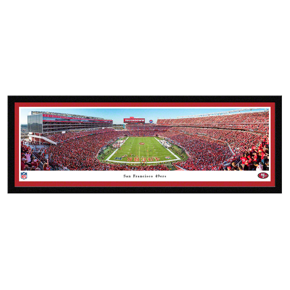 Ebern Designs San Francisco 49ers, End Zone - Select Frame | Wayfair