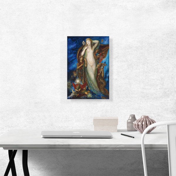 ARTCANVAS " Glorified Helen " by Gustave Moreau on Canvas | Wayfair