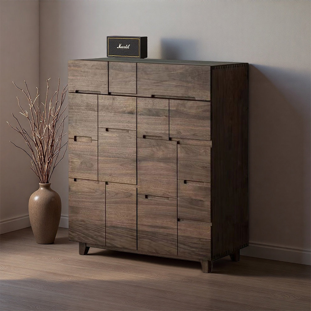 Rebrilliant European style double door shoe storage cabinet | Wayfair