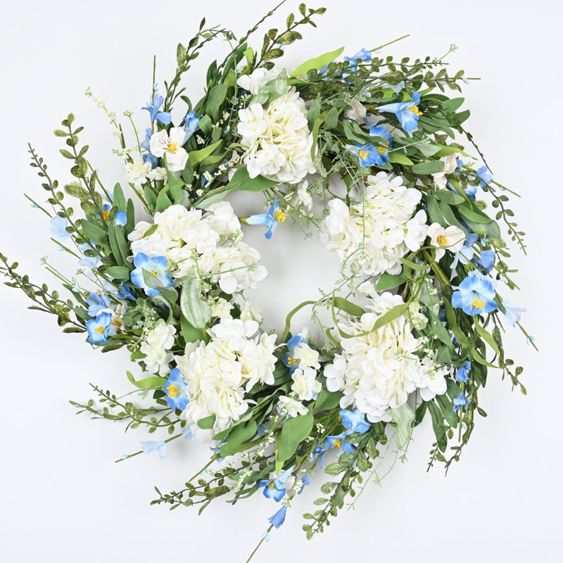 The Holiday Aisle® 24" Artificial Spring Summer Blossoms Cluster ...