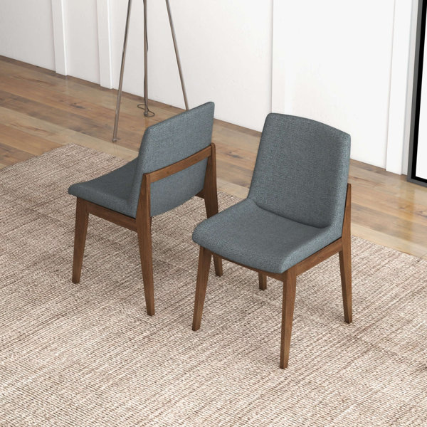 Corrigan Studio® Crystal Dining Chair (Set of 2) Dark Grey | Wayfair